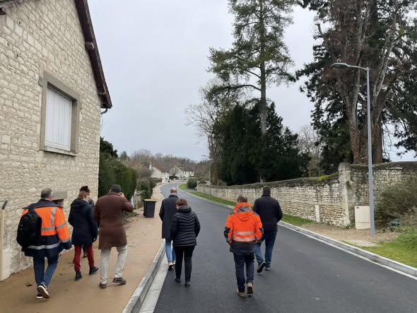Fin des travaux route de Vicq - La Roche-Posay (86)