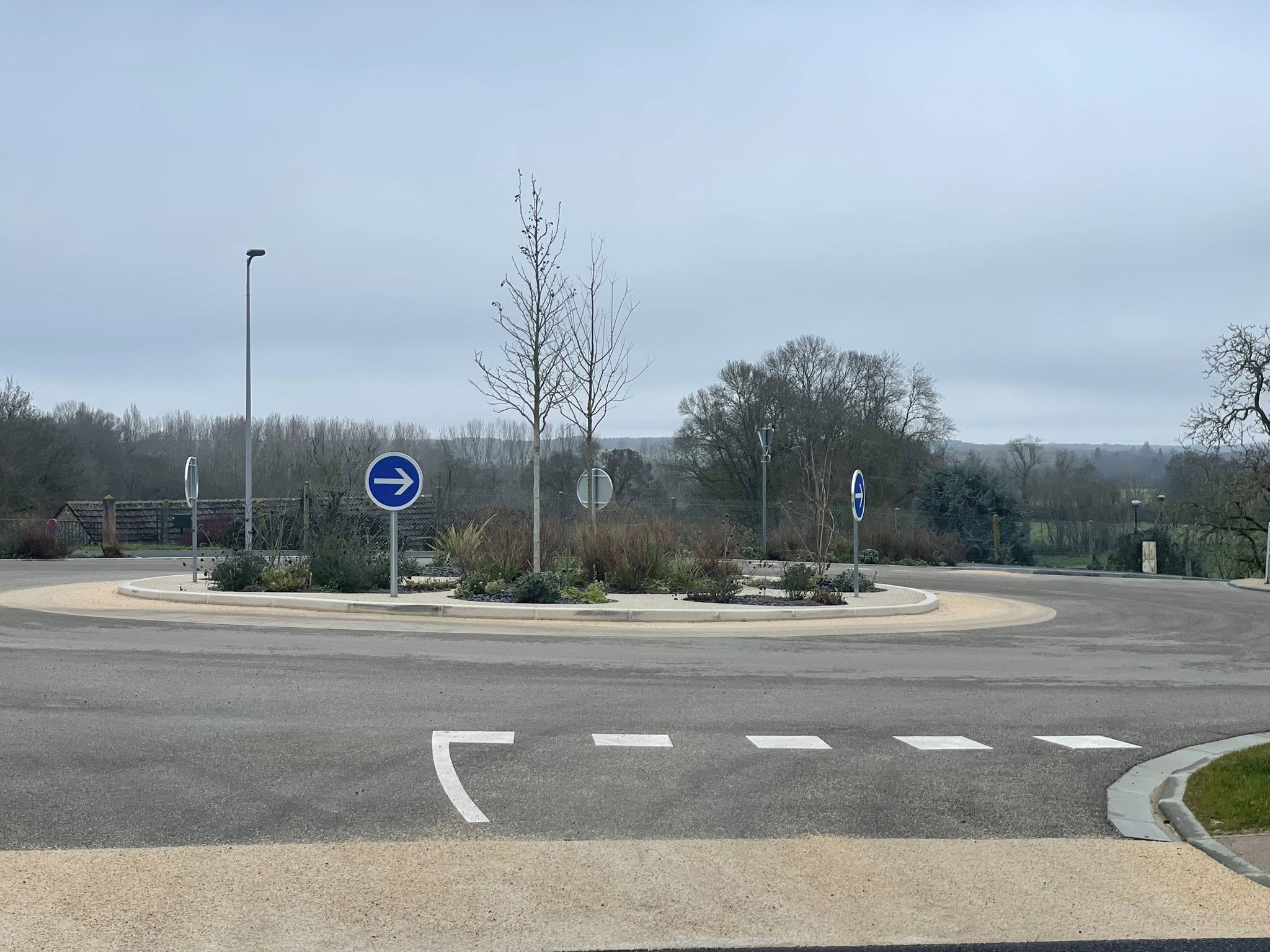 Fin des travaux route de Vicq - La Roche-Posay (86)