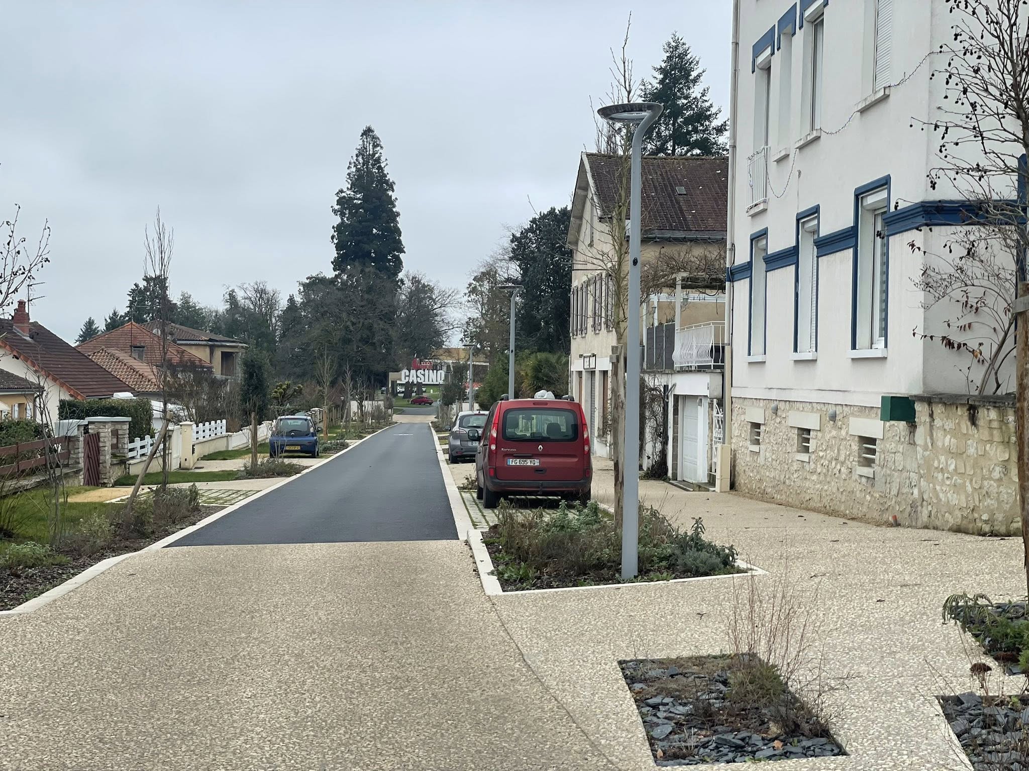 Fin des travaux route de Vicq - La Roche-Posay (86)